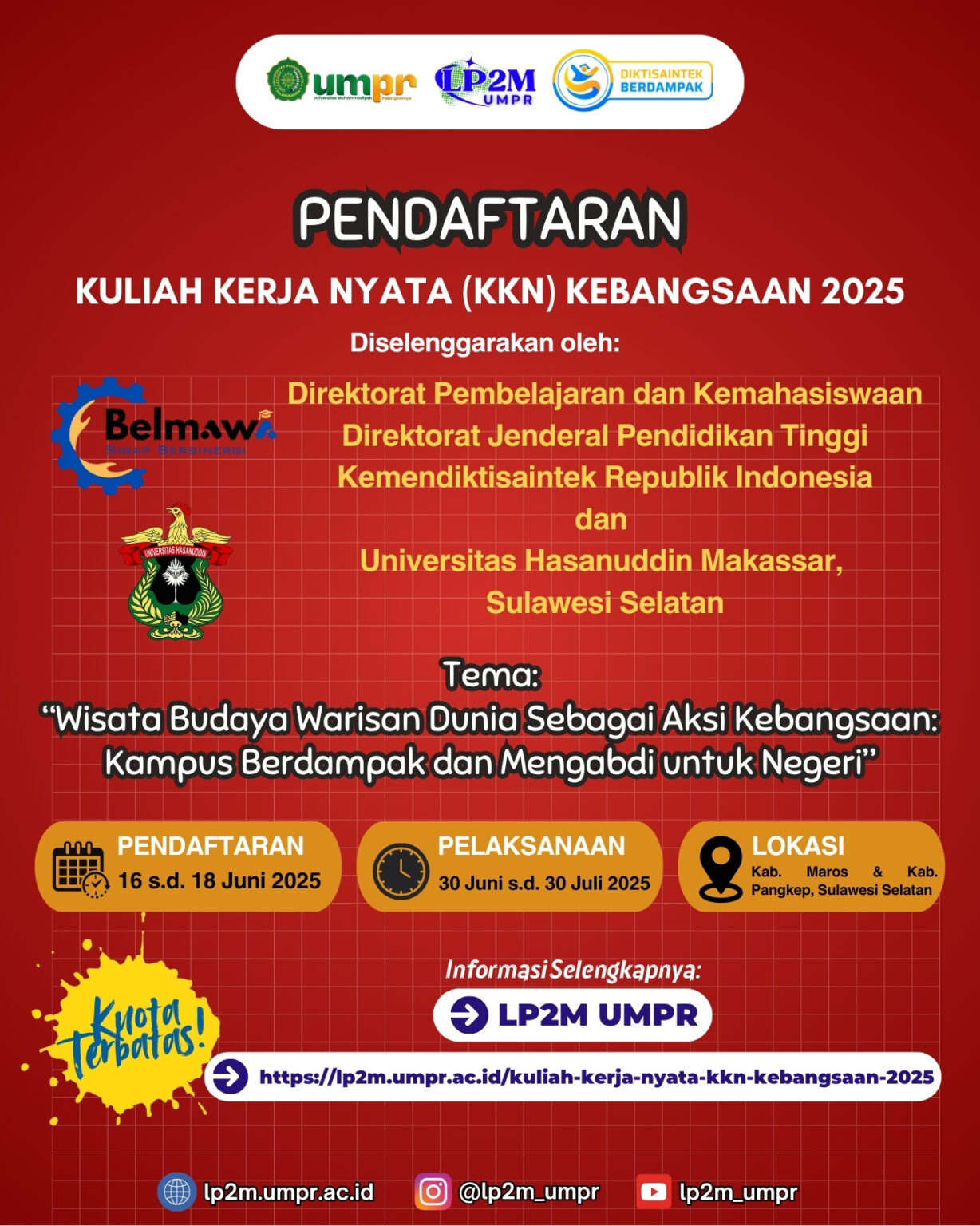 Kuliah Kerja Nyata (KKN) Kebangsaan 2025 – LP2M